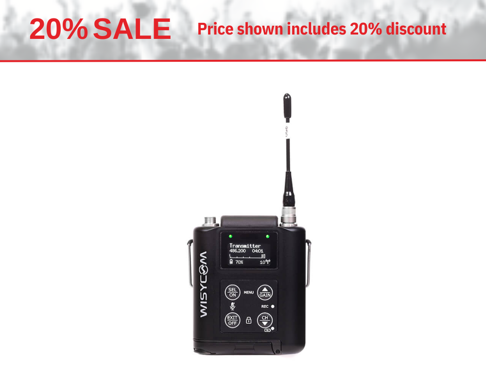 Wisycom MTP60 Double Battery Transmitter | Soundkit - Soundkit