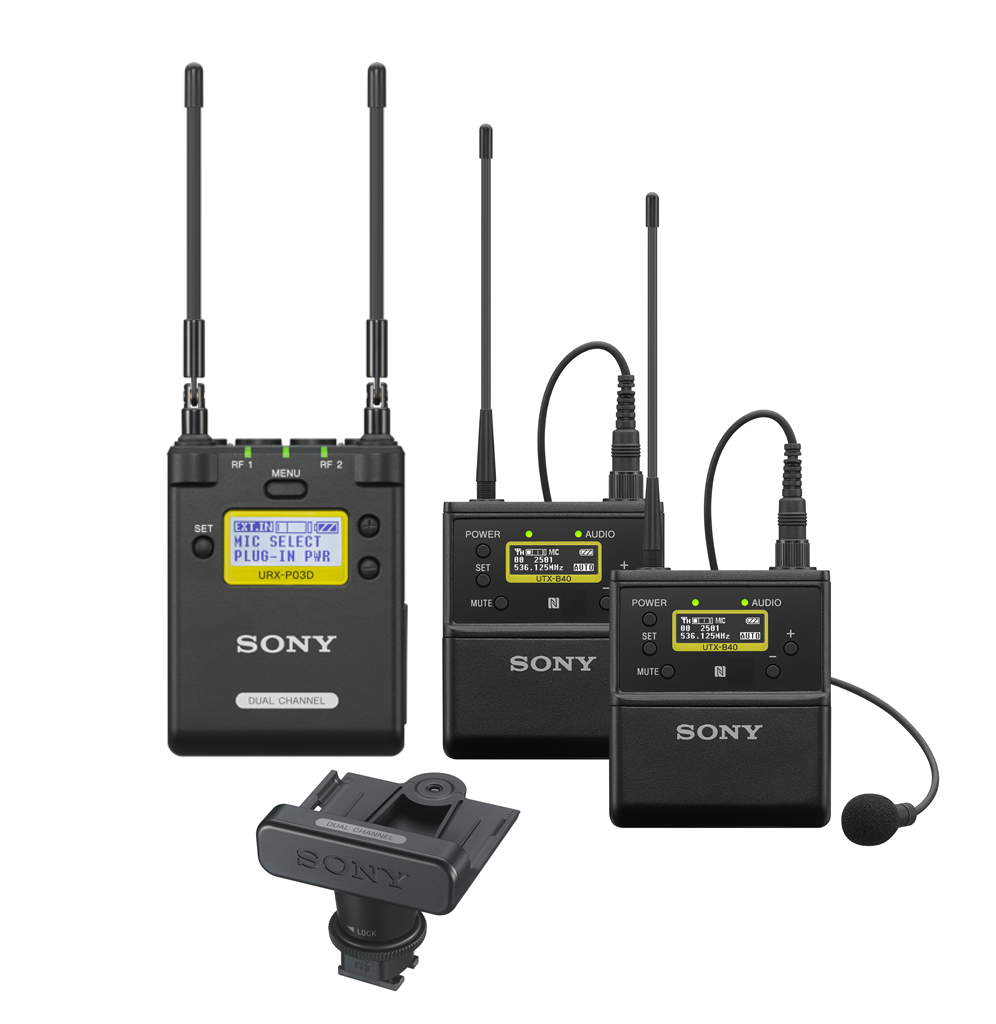 Sony URX-P03D Dual Channel radio mic kit | Soundkit - Soundkit